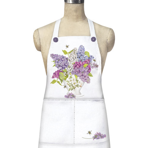 Lilac Vase Apron – Mary Lake Thompson Ltd
