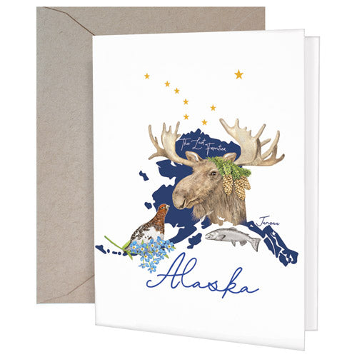 Alaska State Symbol Greeting Card – Mary Lake Thompson Ltd